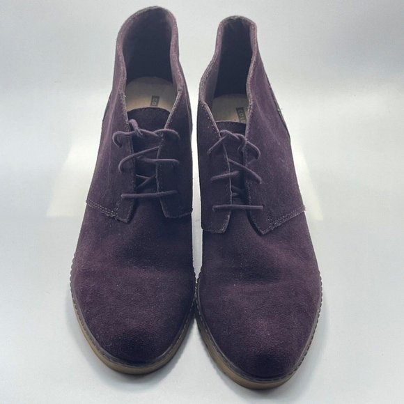 Clarks | Shoes | Clarks Womens Soft Cushion Hazen Charm Suede Wedge ...